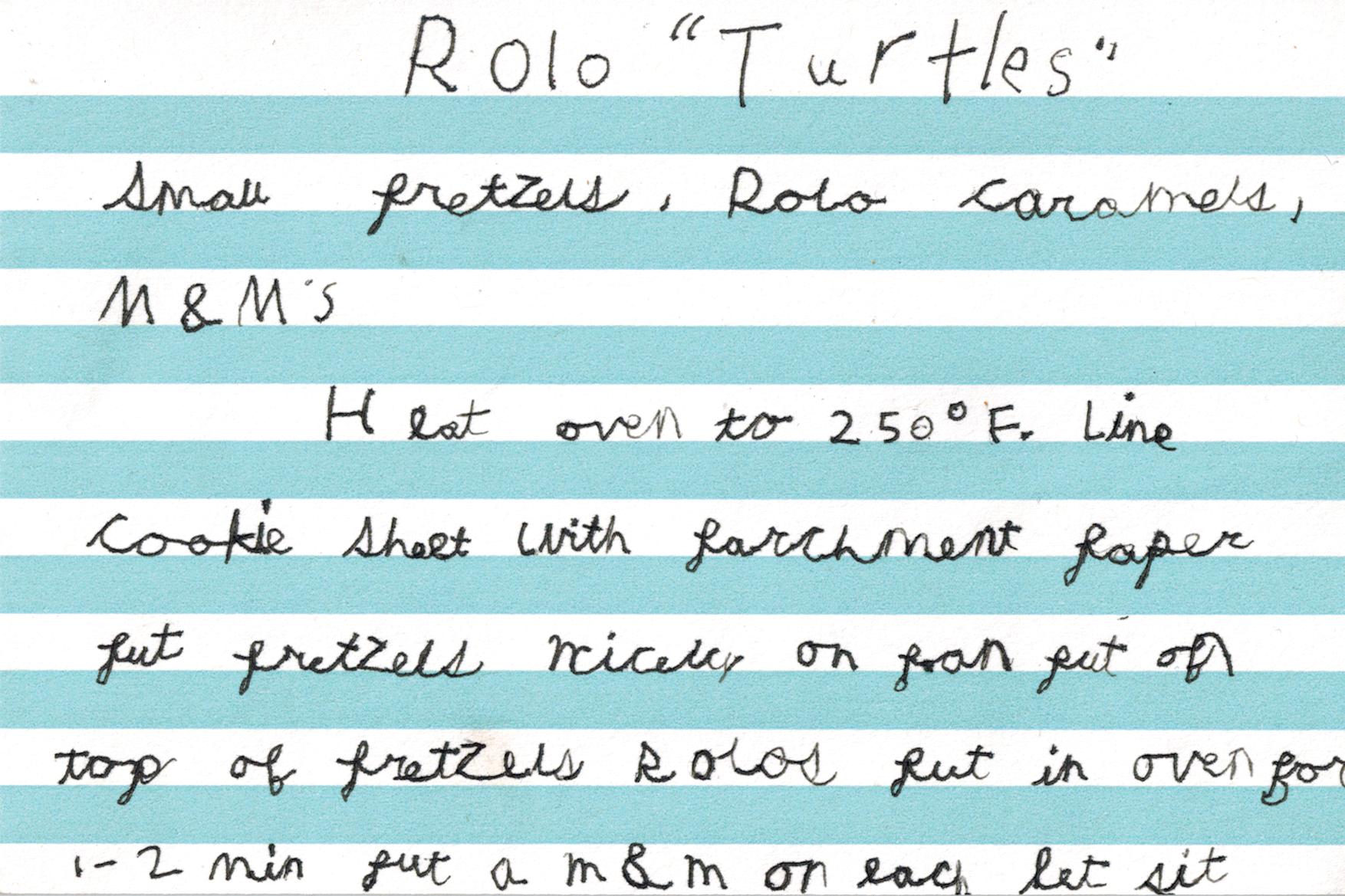 Easy “Turtles” – McGuire's Recipes